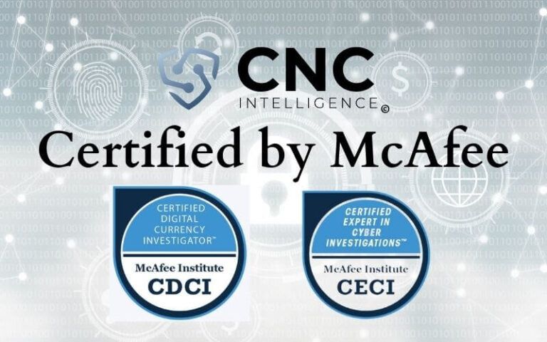 CNC Intelligence Reviews: McAfee Certification